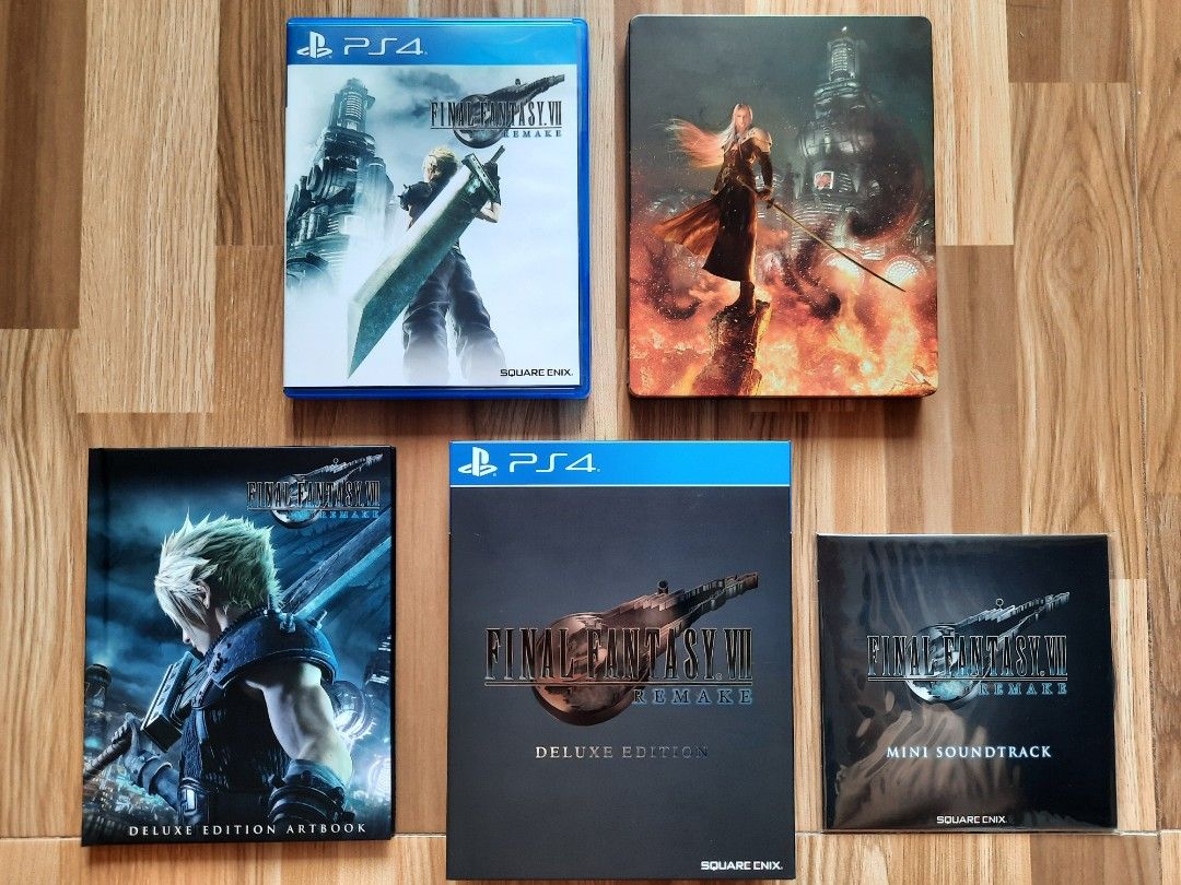 FINAL FANTASY 7 REMAKE DELUXE EDITION PS4 R3 (COD via Shopee) on Carousell