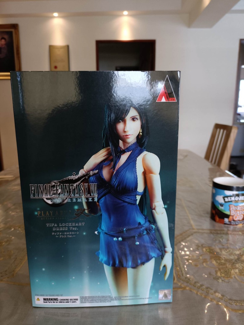 Final Fantasy VII Remake Play Arts Kai - Tifa Lockhart -Dress Ver.- Square Enix sales, Hobbies ...