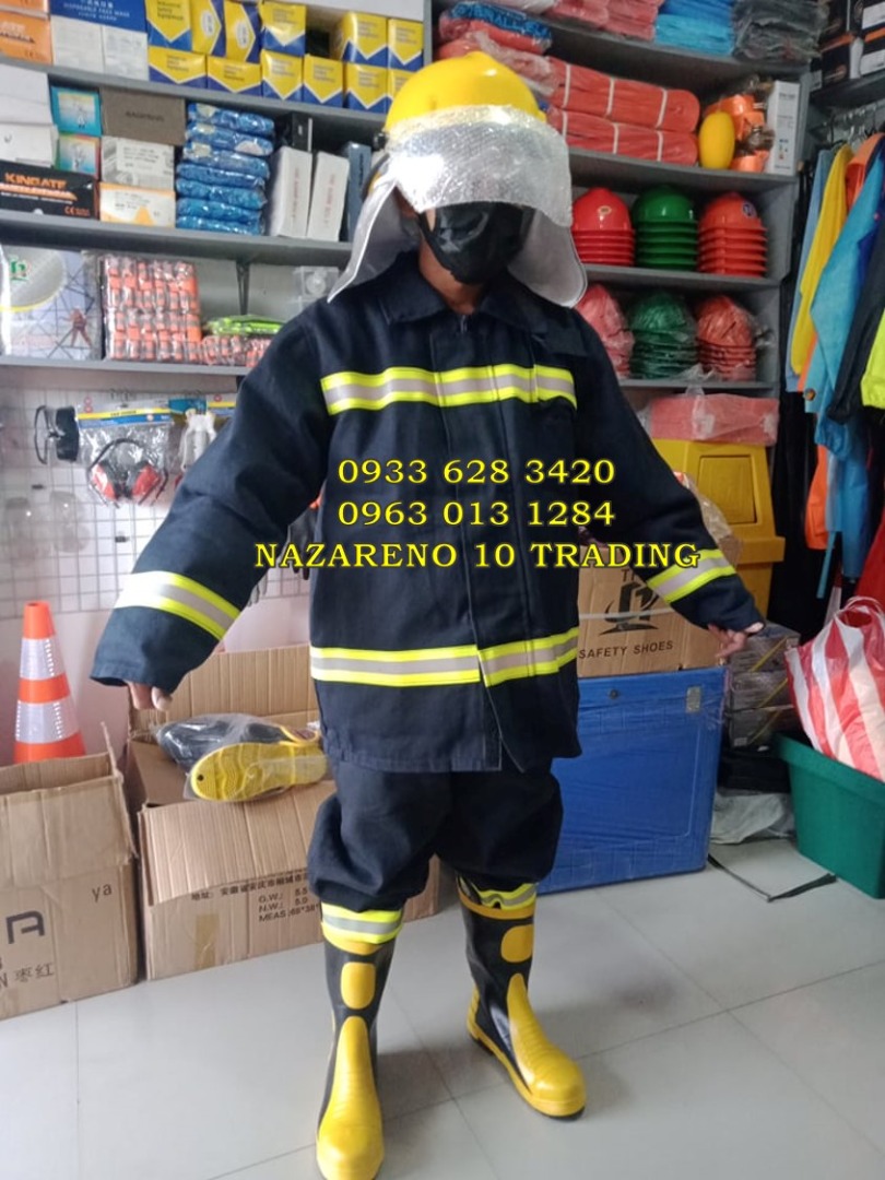 Fireman Suit Complete Set with reflector, Commercial & Industrial ...