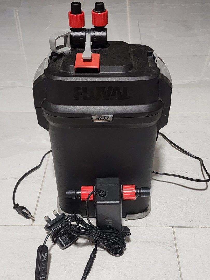 Fluval 307 + UVC Clarifier + Lily pipe set, Pet Supplies, Homes & Other ...