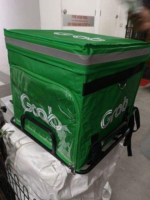Food Delivery Thermal Back Metal Rear Rack | Fit Food Panda Foodpanda ...