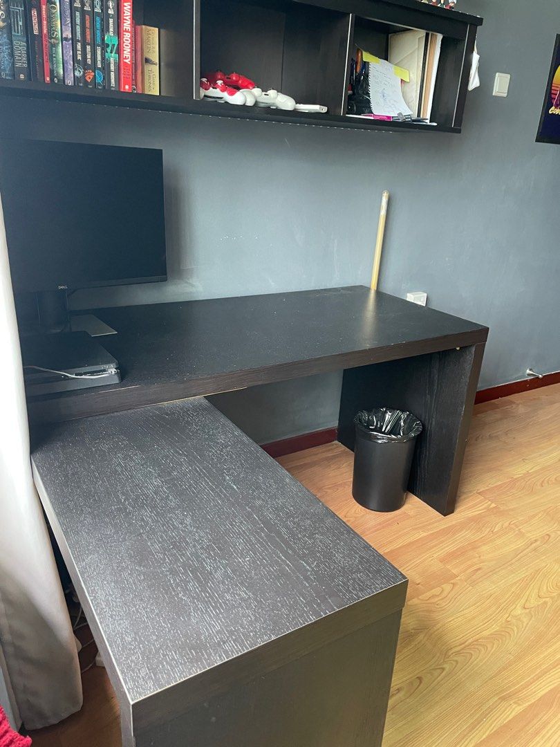 FREE Ikea Desk with pullout extention, Furniture & Home Living ...