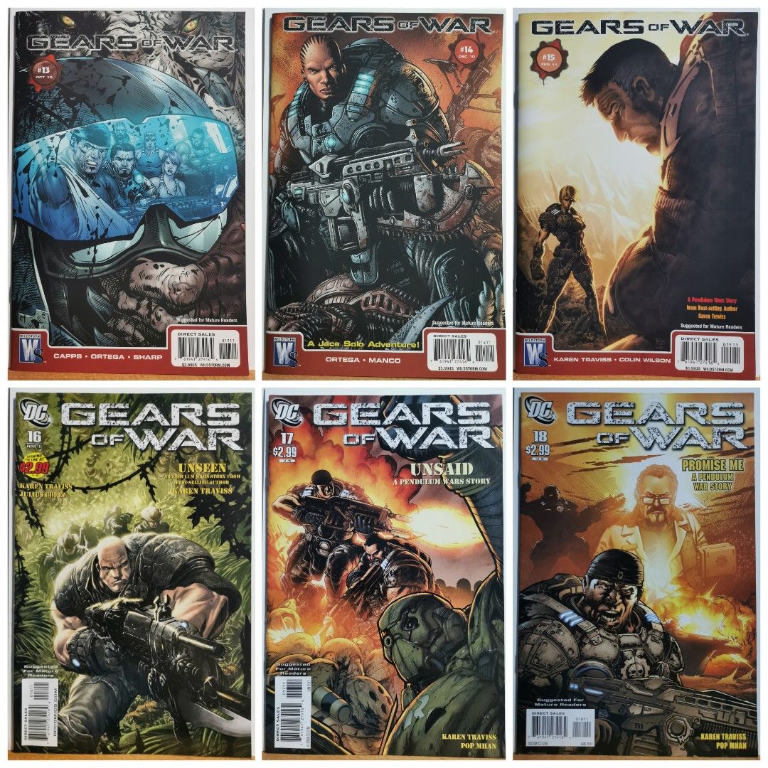 Gears of War #1 - 24, Hobbies & Toys, Books & Magazines, Comics & Manga ...