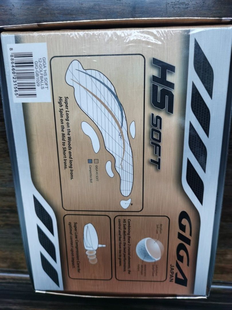 Giga golf balls HS Soft, Sports Equipment, Sports & Games, Golf on Carousell