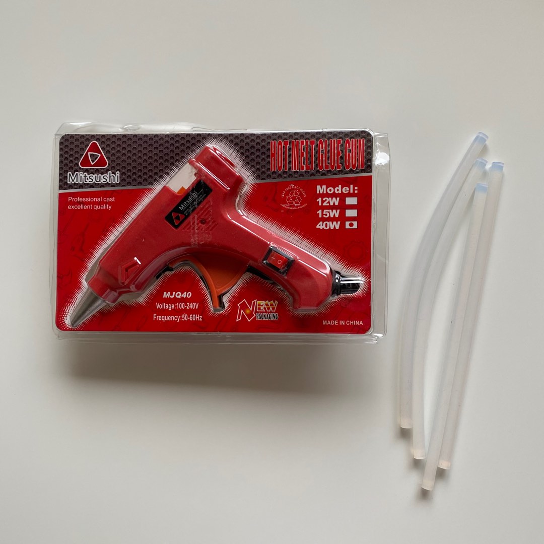 Glue gun with glue stick on Carousell