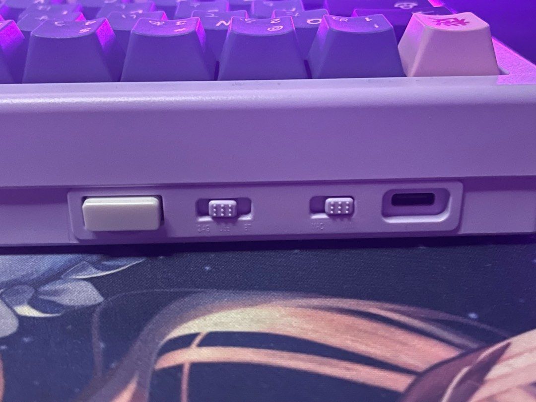 GMK67 Lilac Custom Mechanical Keyboard, Computers & Tech, Parts ...