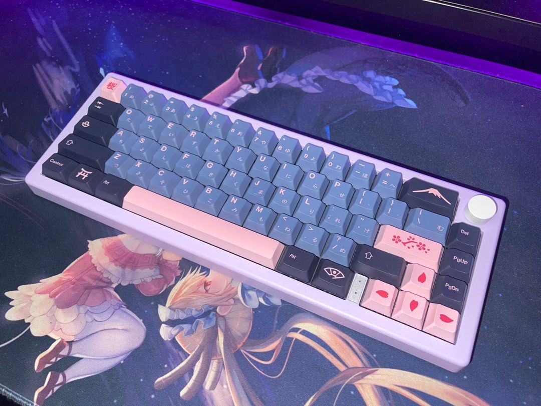 GMK67 Lilac Custom Mechanical Keyboard, Computers & Tech, Parts ...