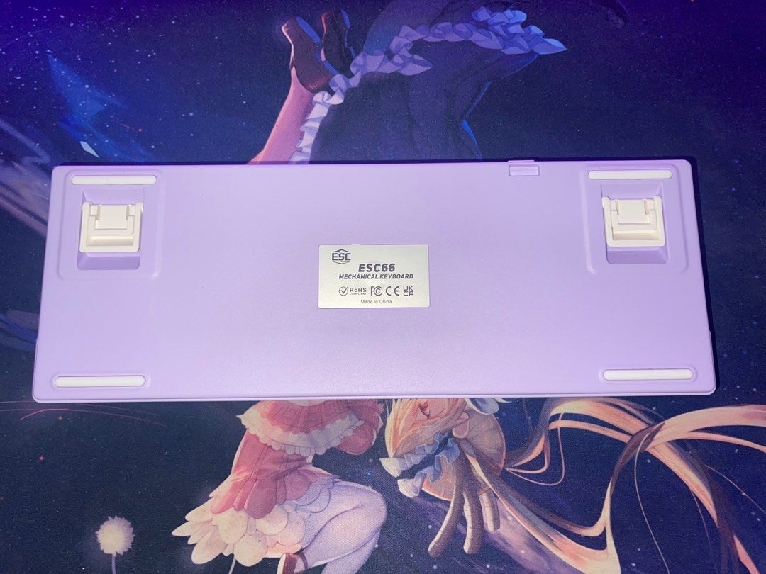 GMK67 Lilac Custom Mechanical Keyboard, Computers & Tech, Parts ...