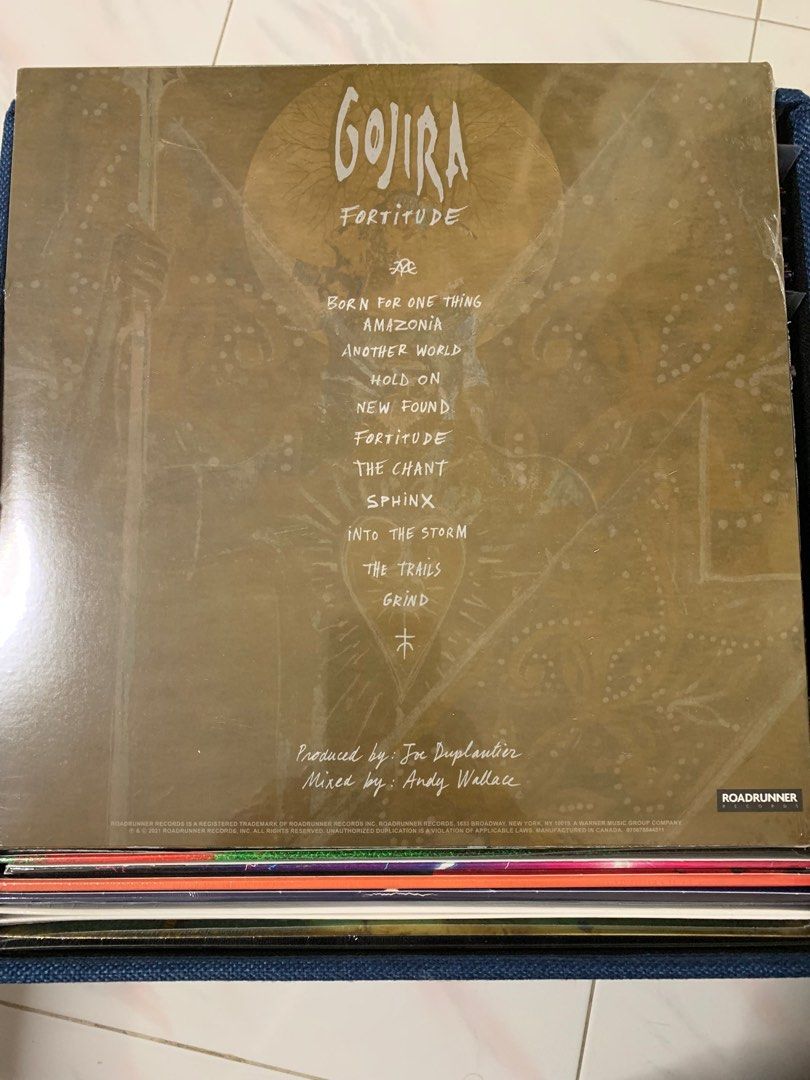 Gojira - Fortitude Vinyl LP Limited Edition Black Ice Vinyl Plaka ...
