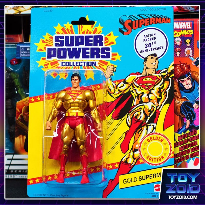 DC Universe Classics Gold Superman Super Powers Collection Golden ...