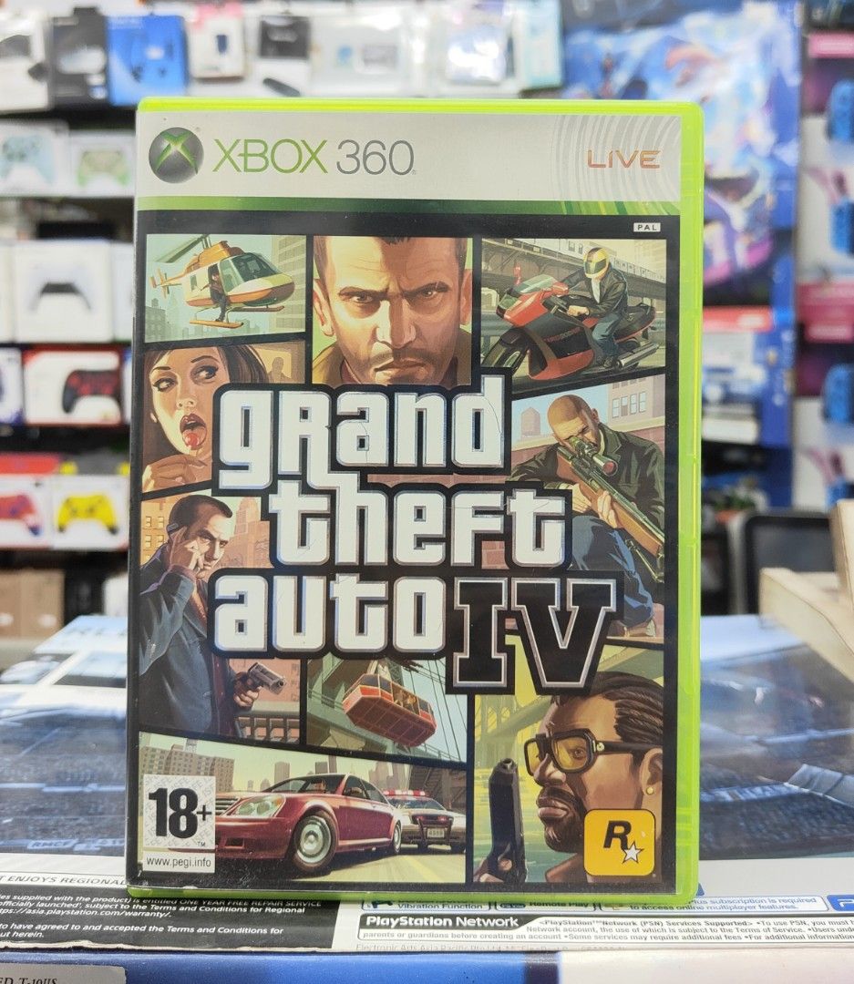 Grand Theft Auto IV Xbox360 Xbox One Xbox Series X, Video Gaming, Video ...