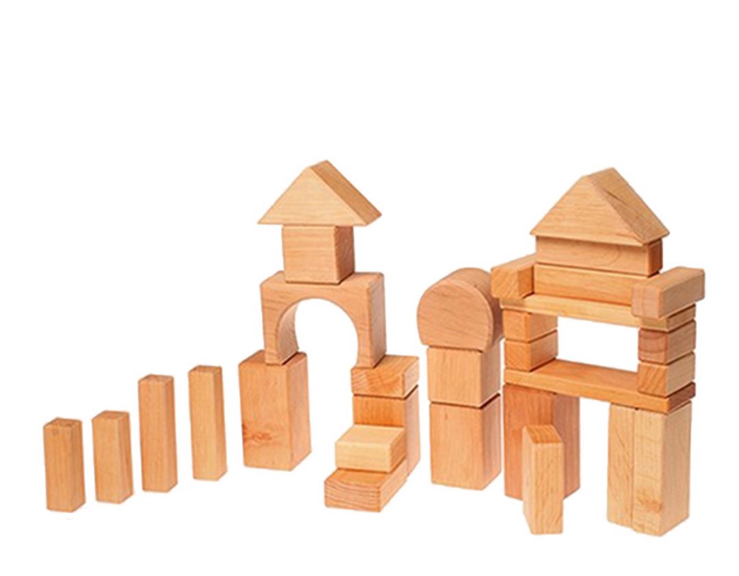 Grimm’s geo blocks natural, Hobbies & Toys, Toys & Games on Carousell