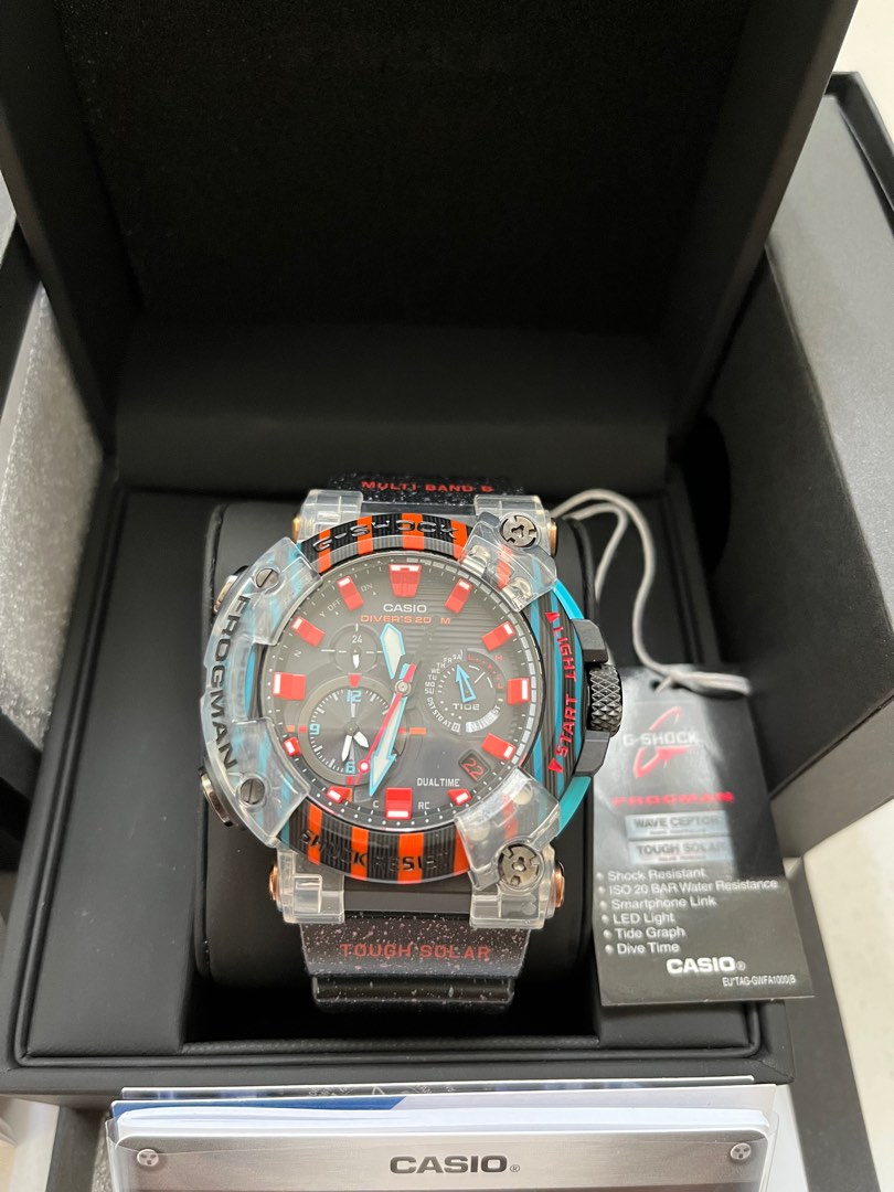 G-Shock GWF-A1000APF Frogman Casio Limited Edition Poison Dart Frog G ...