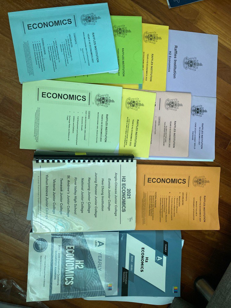 ORIGINALLY $385 - COMPLETE SET OF H2 ECONOMICS ALL NOTES/QUESTIONS ...