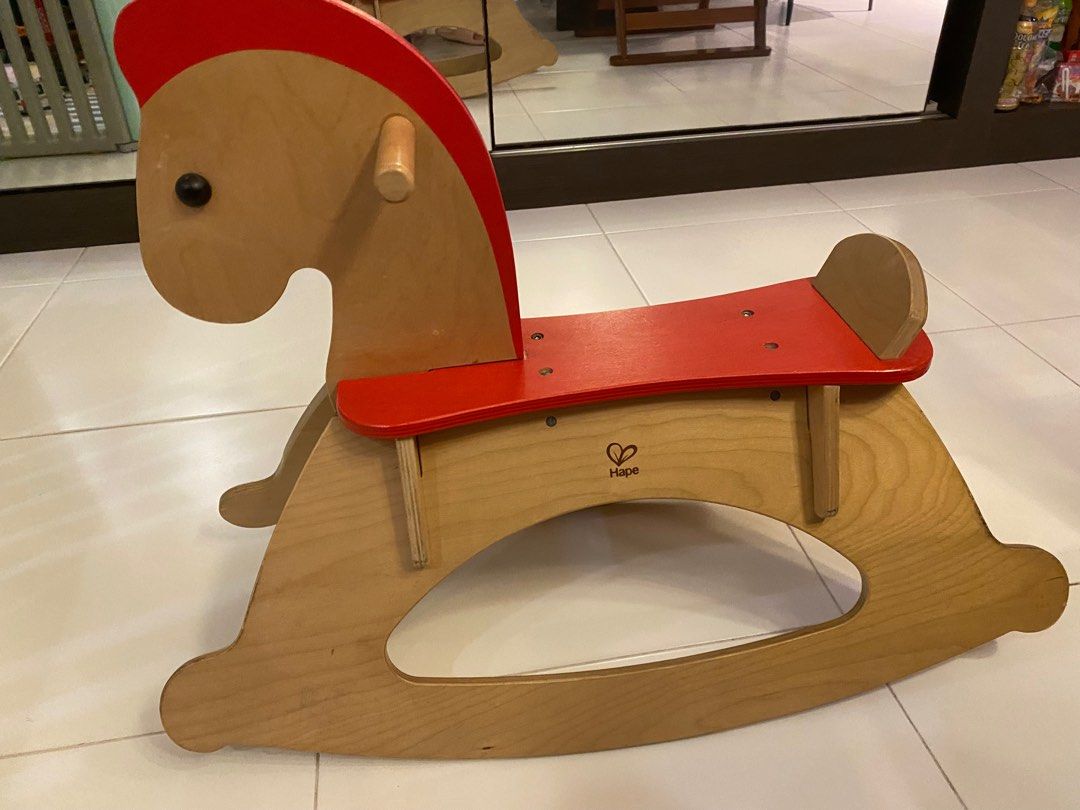 Hape Rocking Horse, Hobbies & Toys, Toys & Games on Carousell