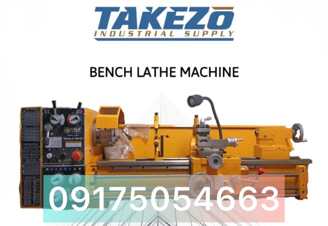 Heavy Duty Bench Lathe Machine, Commercial & Industrial, Construction ...