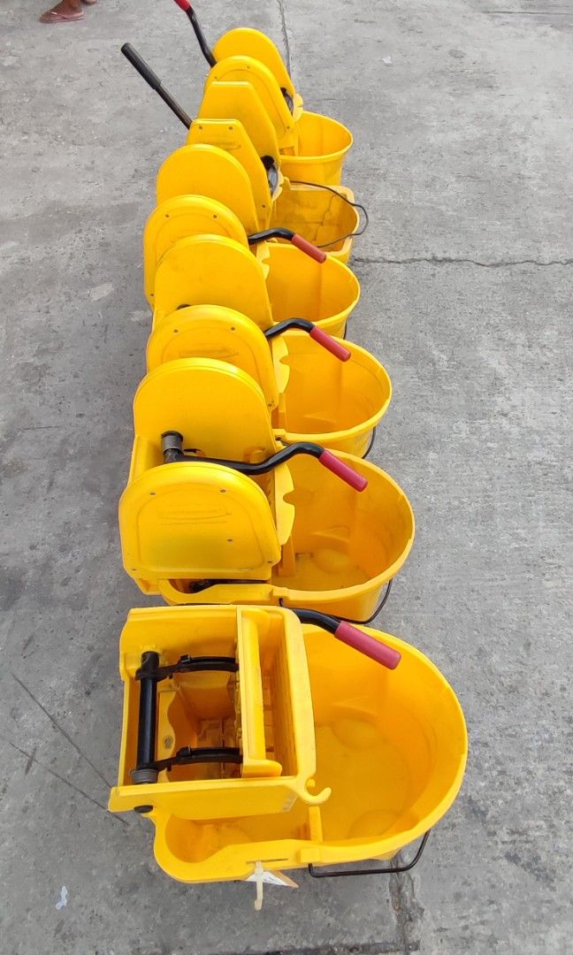 Heavy Duty Industrial Mop Squeezer Bucket on Carousell