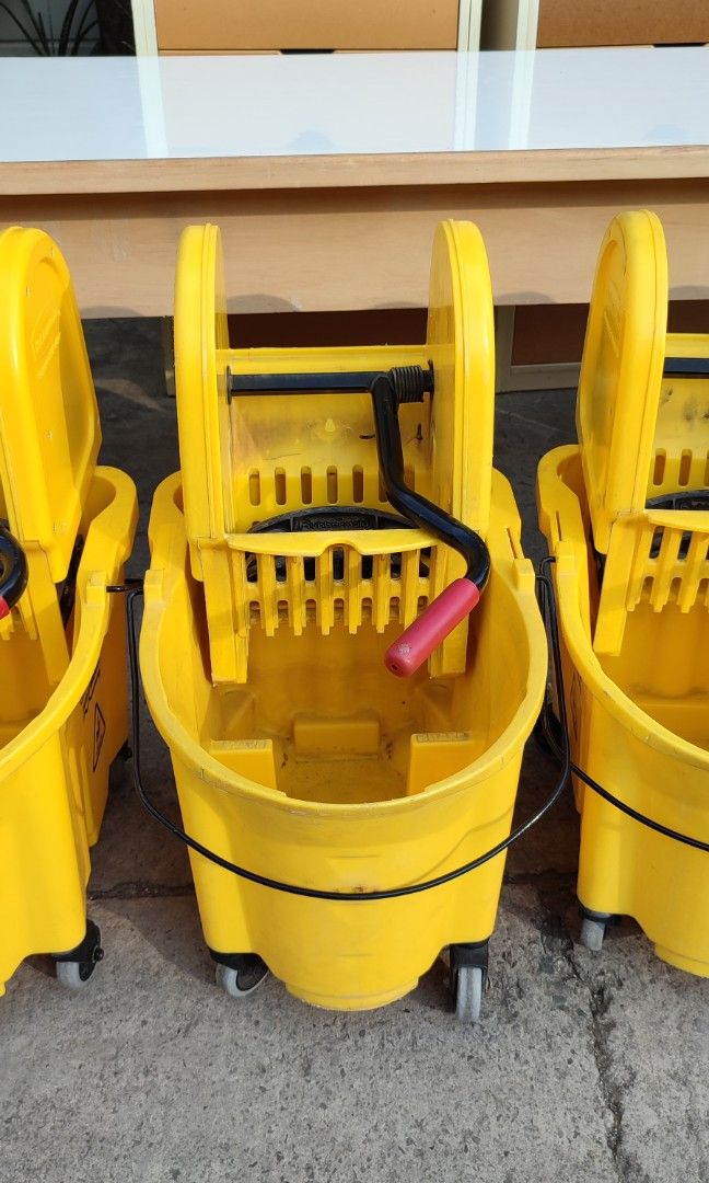 Heavy Duty Industrial Mop Squeezer Bucket on Carousell