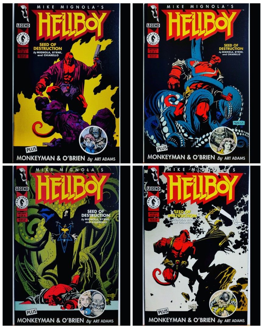 Hellboy Seed of Destruction #1 - 4, Hobbies & Toys, Books & Magazines ...