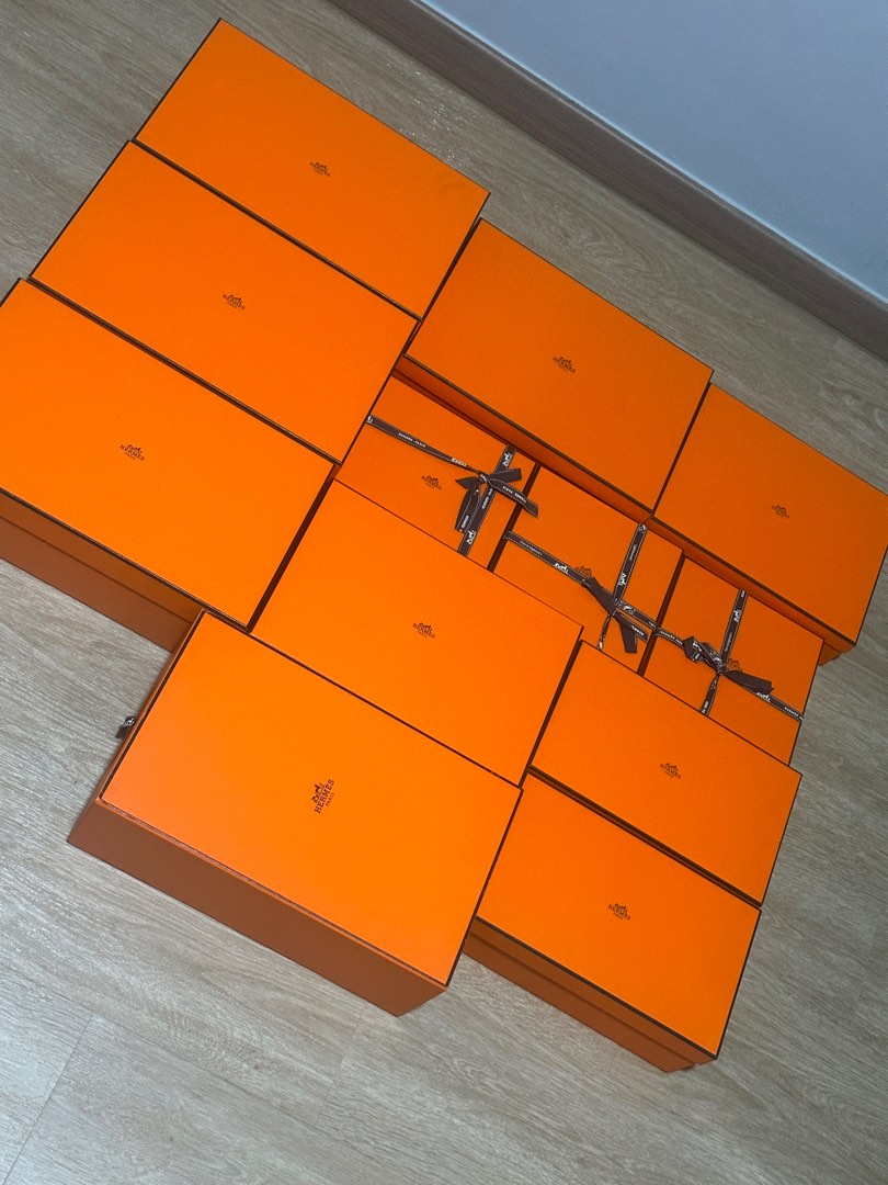 Hermes boxes, Furniture & Home Living, Home Improvement & Organisation ...