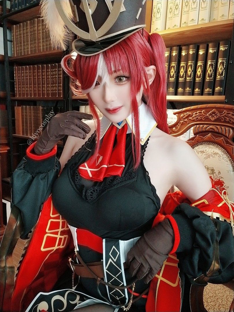 Hololive - Houshou Marine Captain Cosplay, Hobbies & Toys, Memorabilia ...