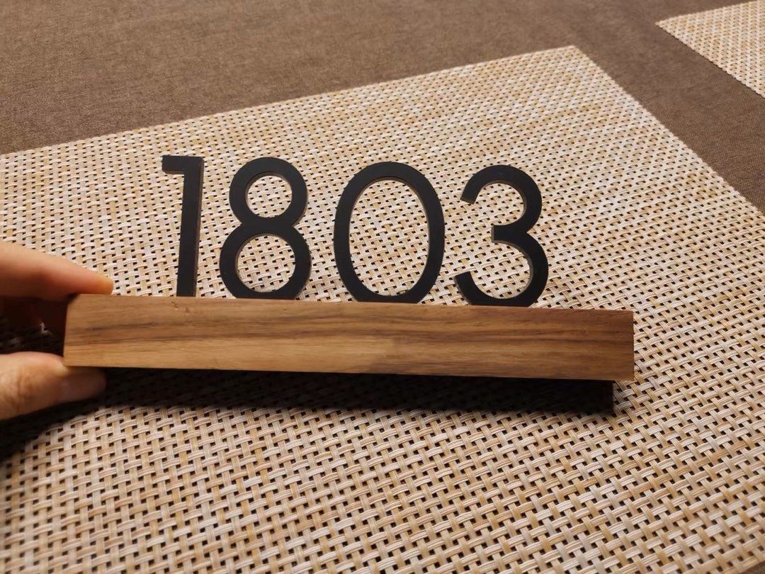 Customised Unit Sign Customised door sign/unit number signage ...