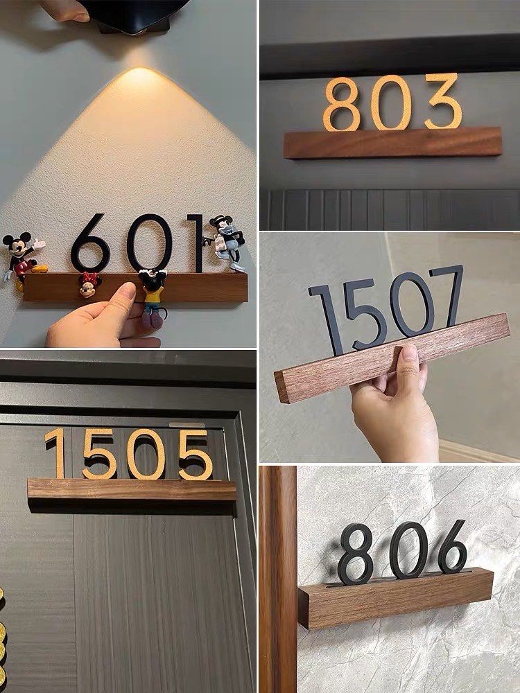 Customised Unit Sign Customised door sign/unit number signage ...