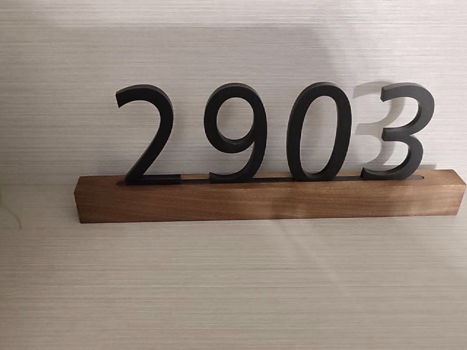 Customised Unit Sign Customised door sign/unit number signage ...
