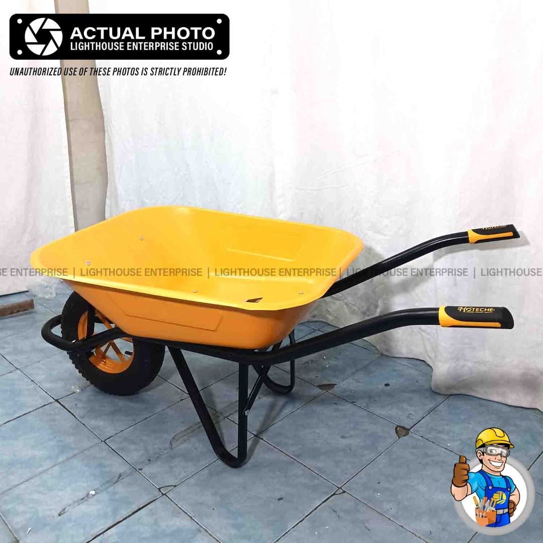 HOTECHE 130 Kg.Capacity Wheel Barrow Pneumatic Tire Wheel(377001 ...