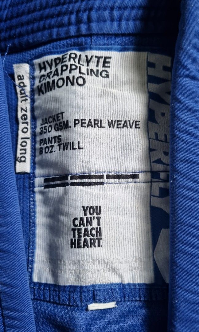 Hyperfly BJJ jiu-jitsu Gi A0 Long Kimono Hyperlyte Pearl Weave, Men's ...