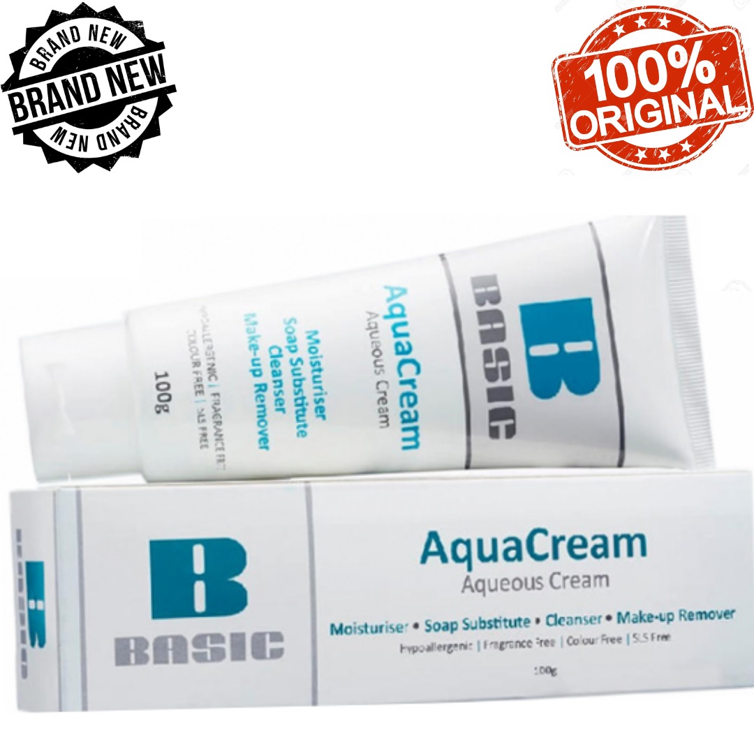 ICM Pharma (Aqueous Cream) Basic Aqua Cream 100ml, Moisturiser, Soap ...