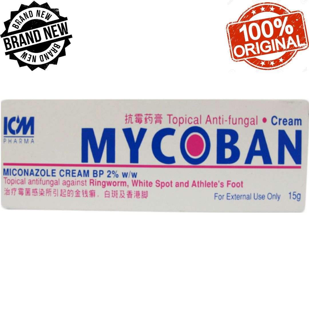 ICM Pharma Mycoban Cream 15g 2% topical Antifungal Cream against ...