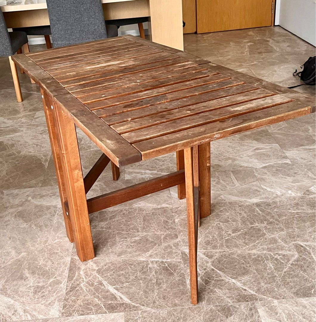 IKEA Applaro folder table, Furniture & Home Living, Outdoor Furniture ...