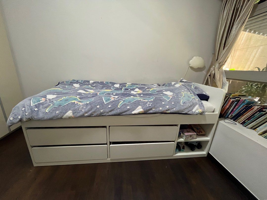 IKEA Slakt bed, Furniture & Home Living, Furniture, Bed Frames ...