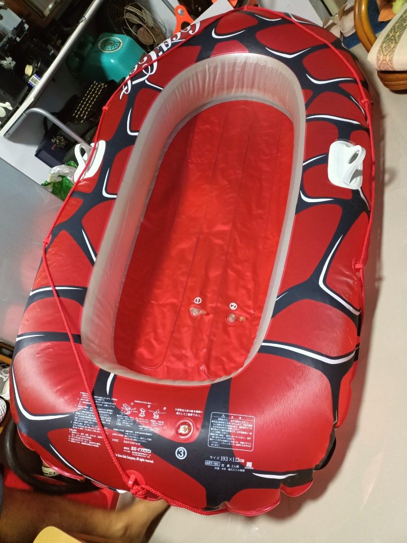 Inflatable boat / coca-cola on Carousell