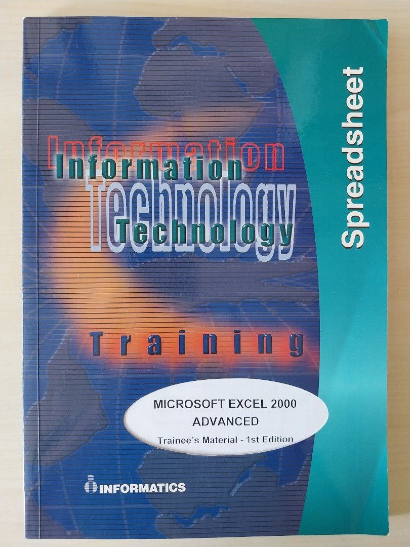 Informatics Microsoft Excel, Hobbies & Toys, Books & Magazines, Textbooks on Carousell