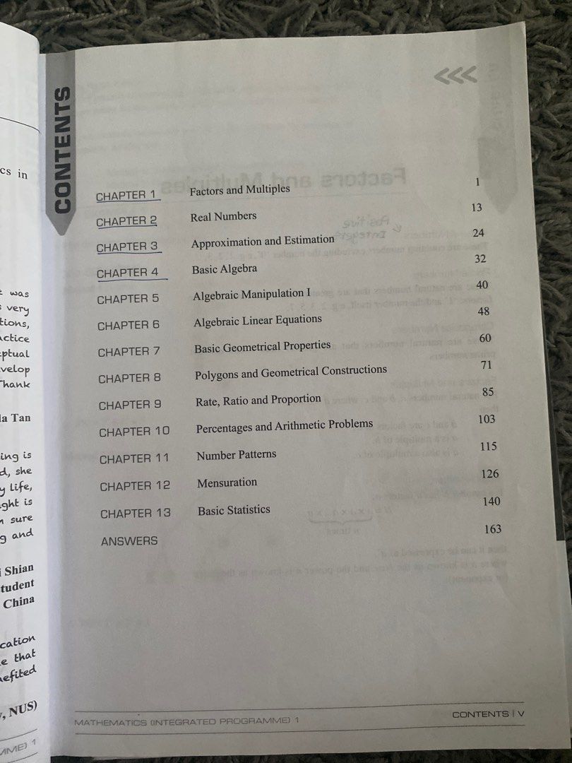 Integrated Programme Mathematics Textbook with Solutions, Hobbies ...