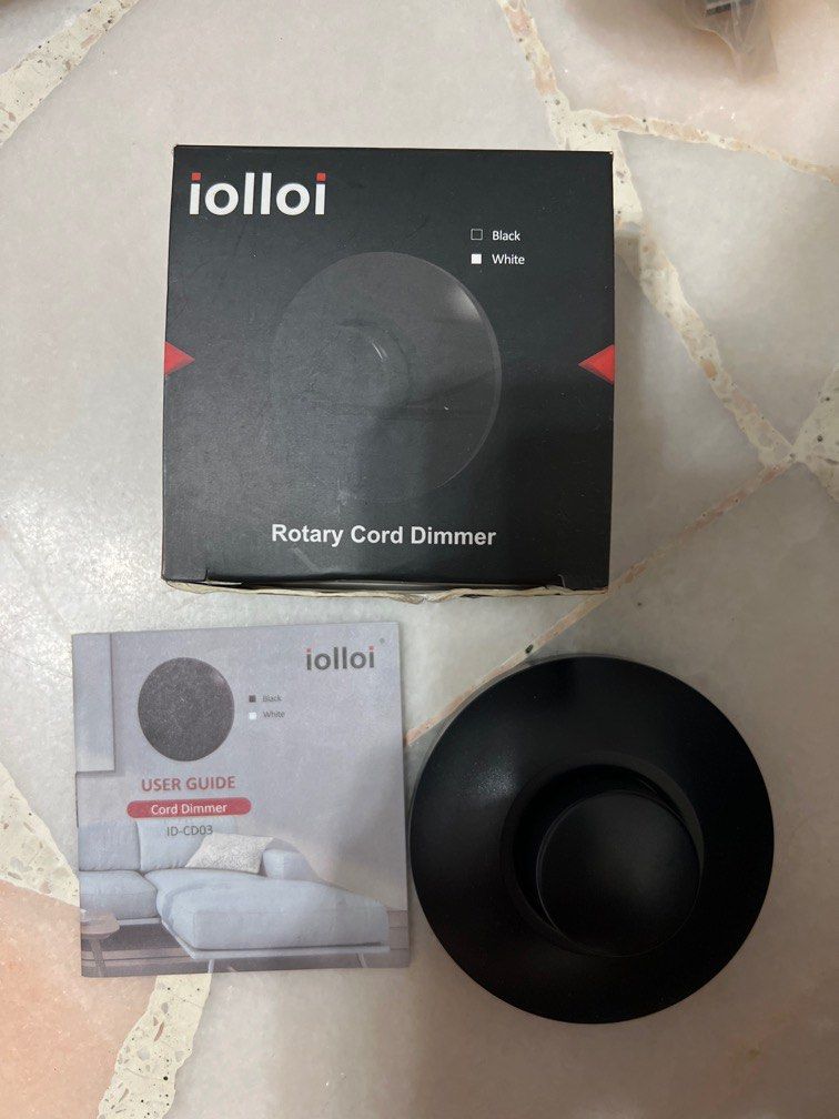 Iolloi rotary cord dimmer, Furniture & Home Living, Lighting & Fans ...
