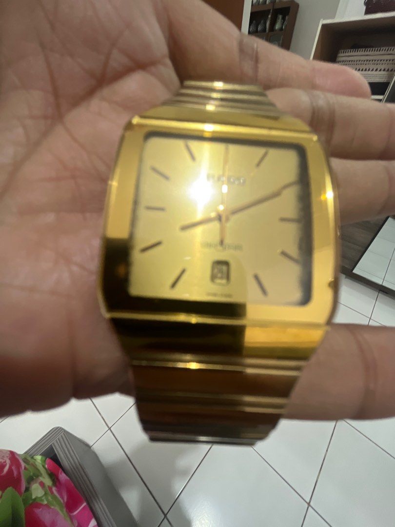 Jam Rado Diastar Vintage, Fesyen Wanita, Jam Tangan di Carousell