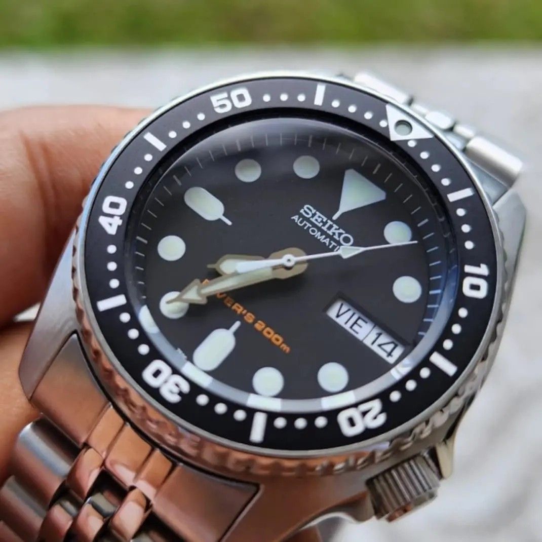 Jam Tangan Seiko SKX013 / SKX013K2, Fesyen Pria, Jam Tangan di Carousell