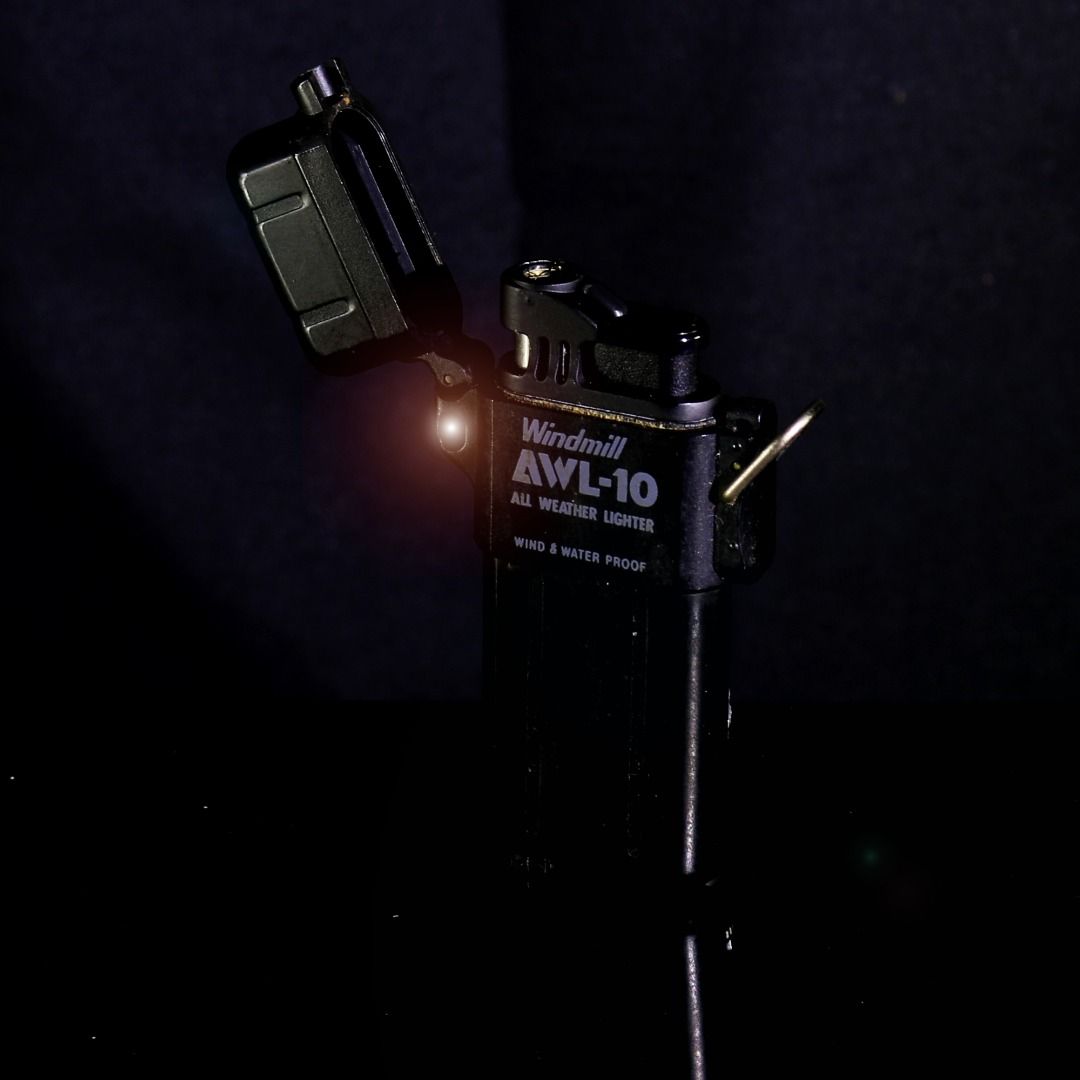 Japan Vintage Windmill AWL-10 All Weather Lighter Wind & Water Proof ...