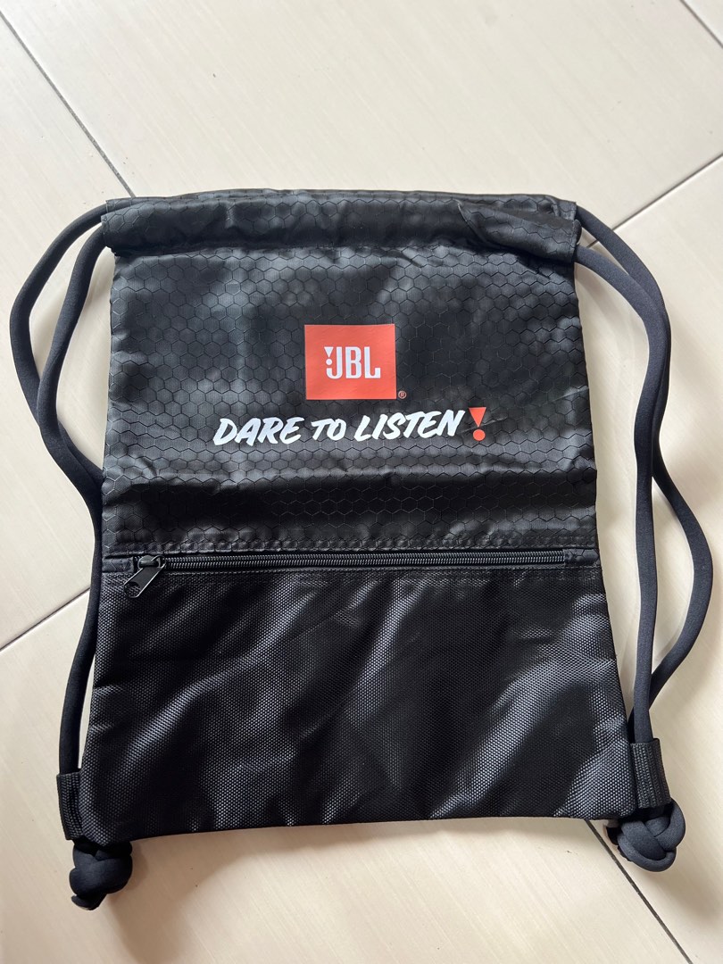 JBL drawstring bag, Men's Fashion, Bags, Backpacks on Carousell