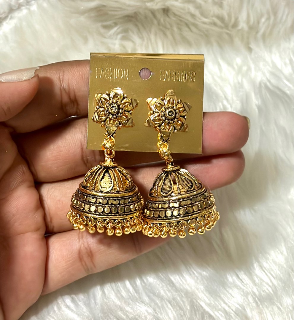 Jhumkas/ Jimmiki, Women's Fashion, Jewelry & Organisers, Earrings on ...