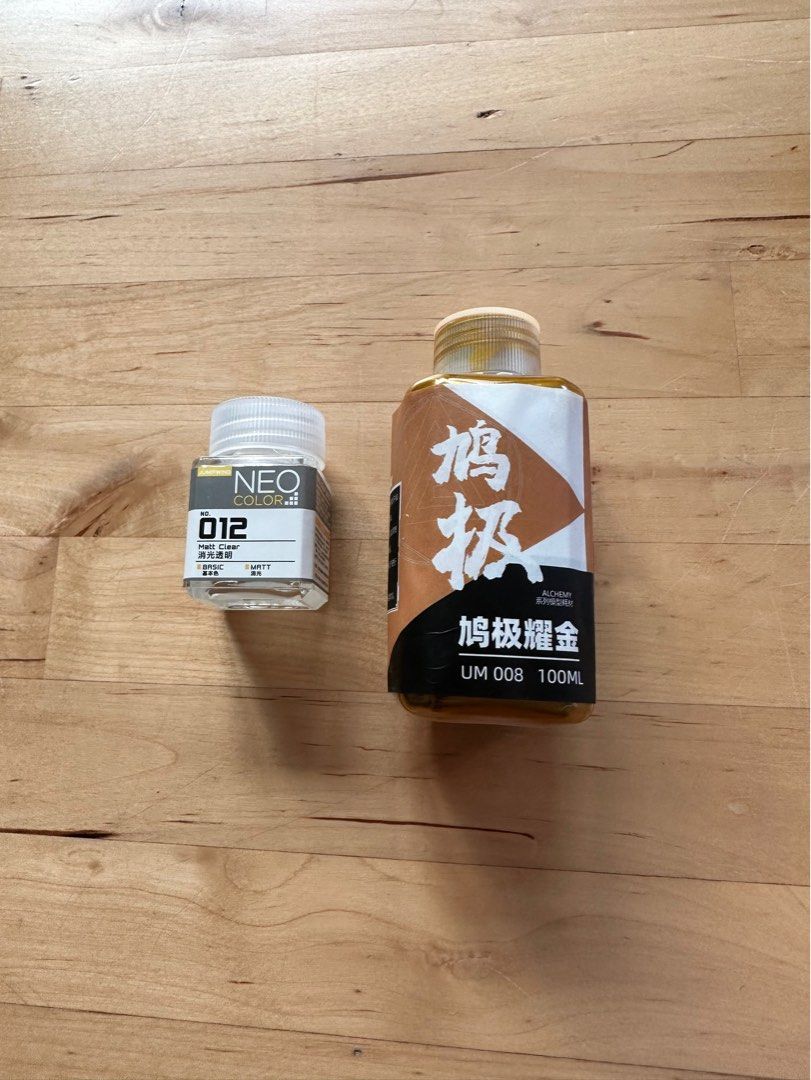 Jumpwind 012 Matt Clear Lacquer & Alchemy UM008 Royal Gold Premix ...