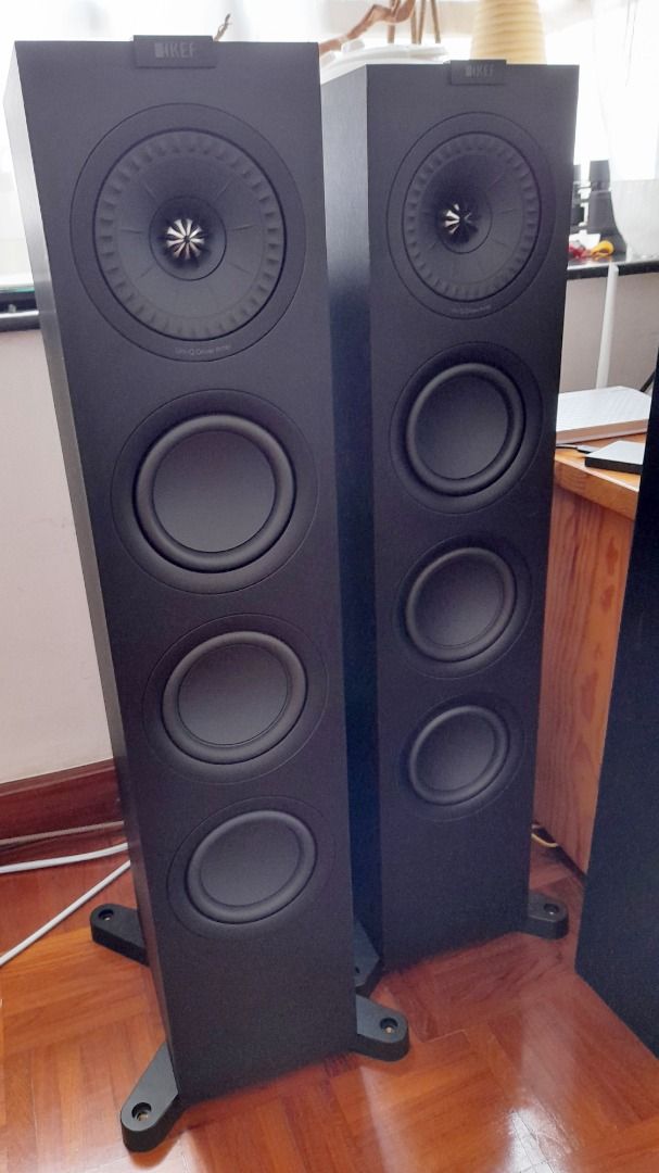 KEF Q550 High Resolution Tower Speakers ( pair ), 音響器材, Soundbar、揚聲器、藍牙 ...