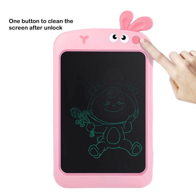 Kids LCD Doodle Pad Reusable Writing Drawing and Learning Tablet ...