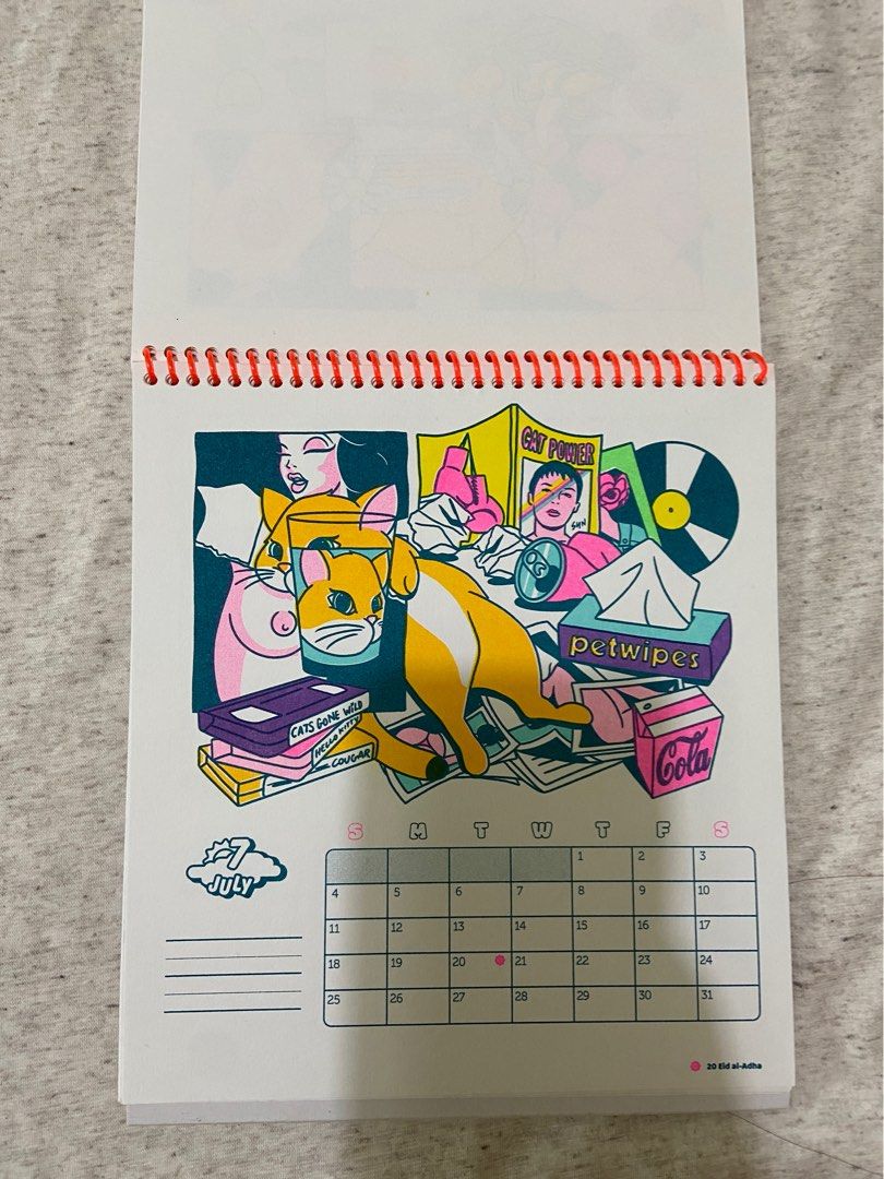 Knucklesandnotch|knuckles¬ch Riso Calendar, Hobbies & Toys, Stationery ...