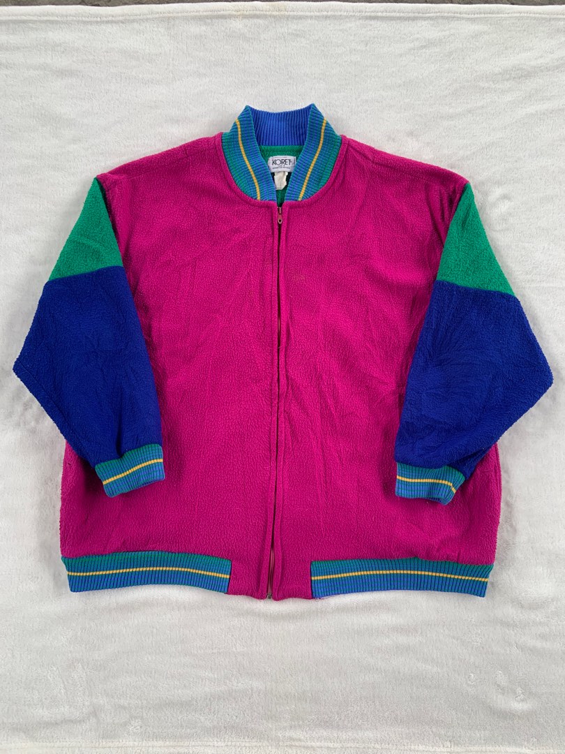 Koret Multicolor Fleece Jacket on Carousell