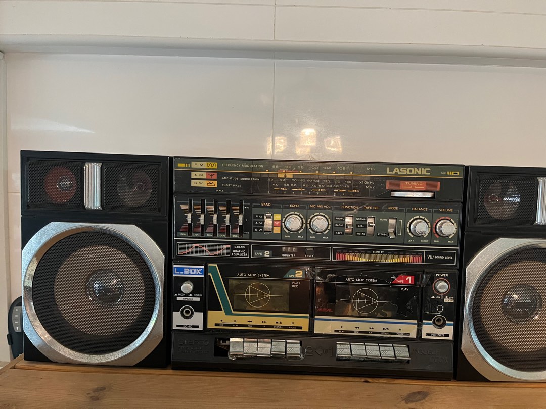 Lasonic Boombox Radio Cassette Player, Audio, Other Audio Equipment on ...