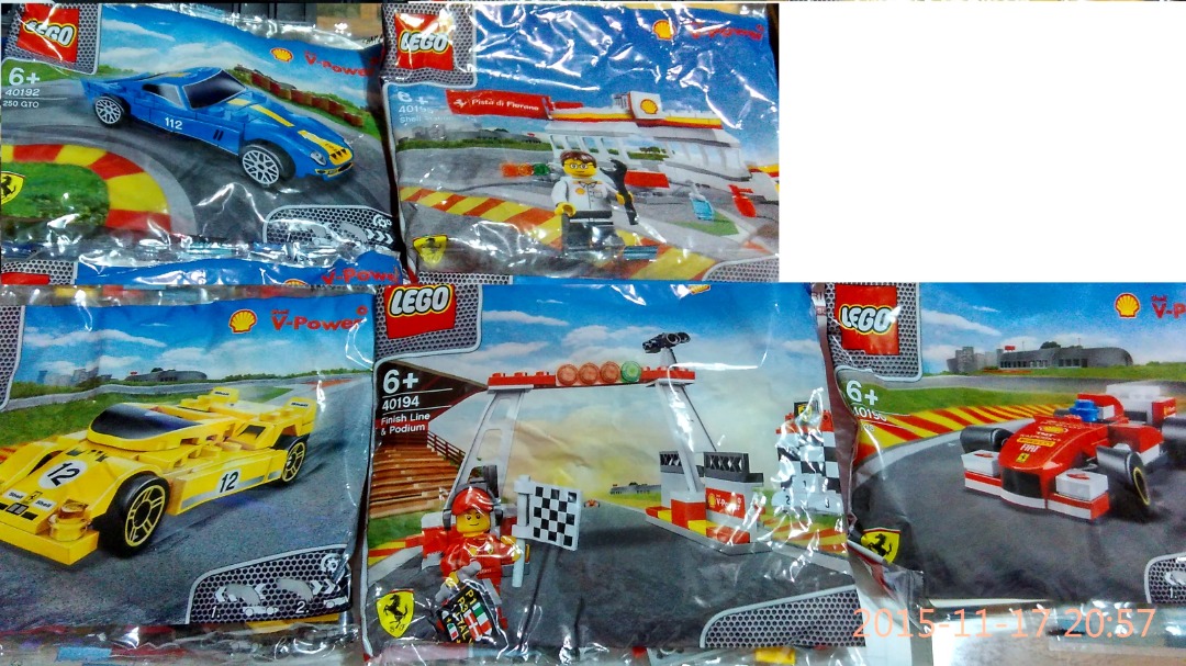 Lego - Shell Ferrari Series (4019xx), Hobbies & Toys, Toys & Games on ...